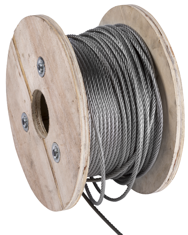 Rustfri wire Ø4 50 meter AISI316 - Rustfri wire og klemterminaler ...